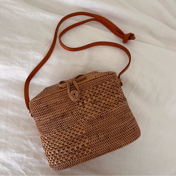Bags | Rattan Boxy Shouldercrossbody Bag | Poshmark